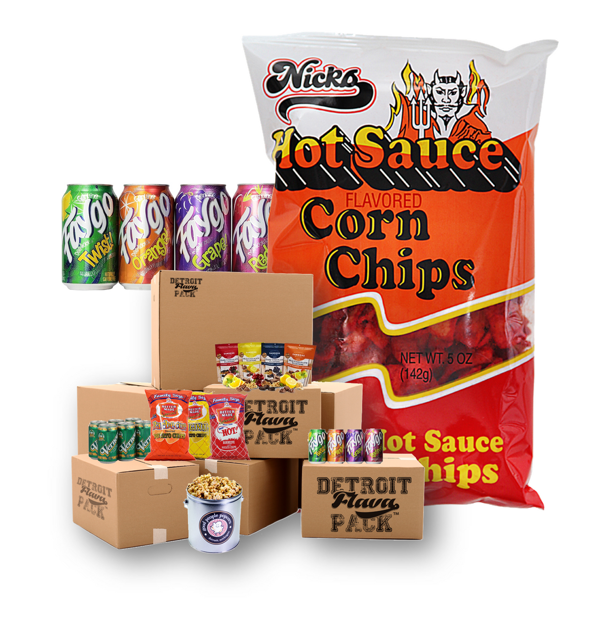 Nick’s Hot Sauce Chips Flava Pack – Detroit Flava Pack