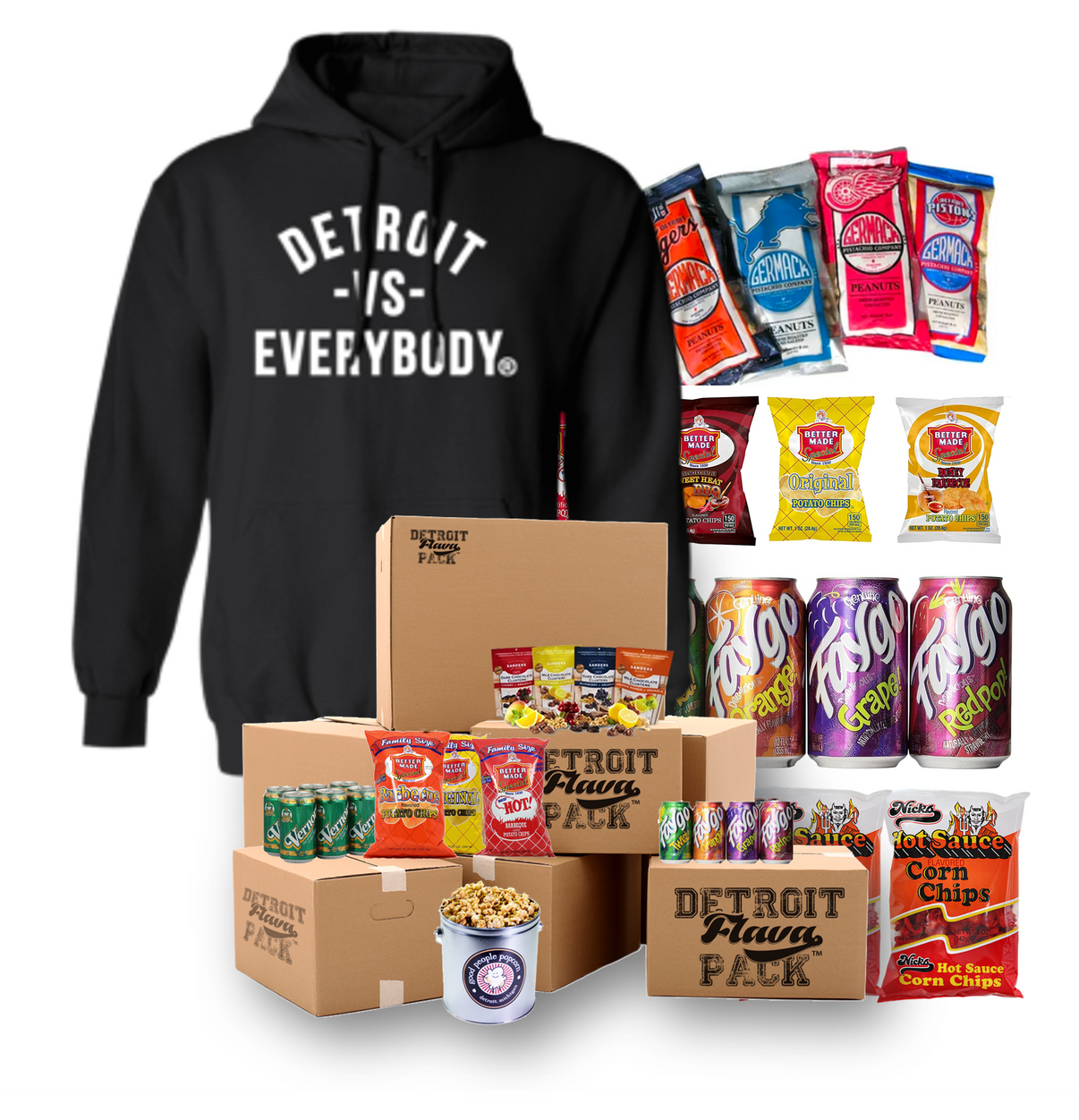 DETROIT VS EVERYBODY® Hoodie Pack – Detroit Flava Pack