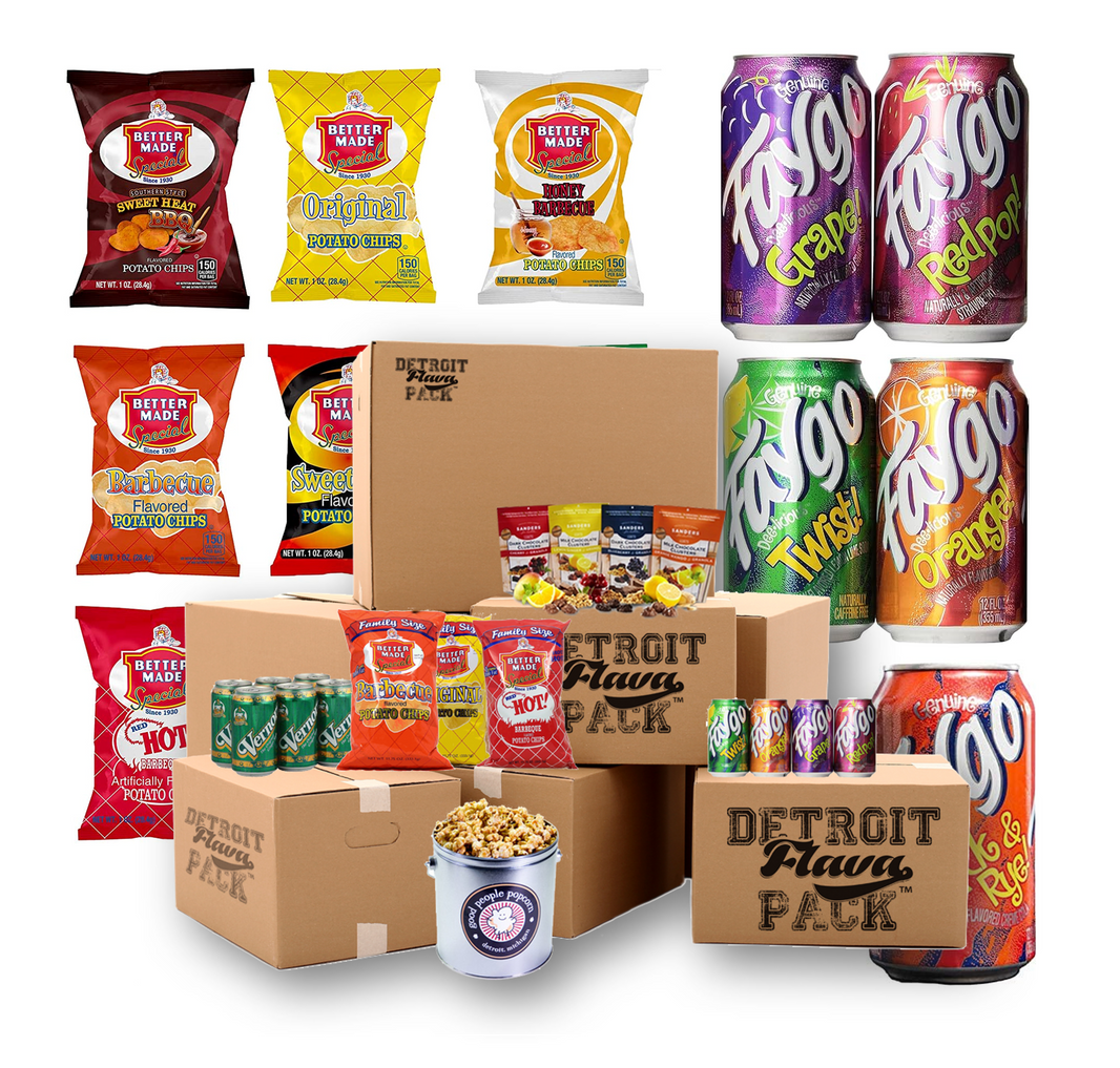 Detroit Flava Pack | Homegrown Detroit Snacks | We Ship Worldwide