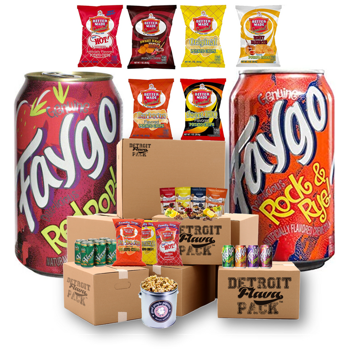 Detroit Flava Pack | Homegrown Detroit Snacks | We Ship Worldwide